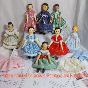 HITTY DOLL updated Basic Hitty Doll PDF Sewing Pattern Version 2 ...