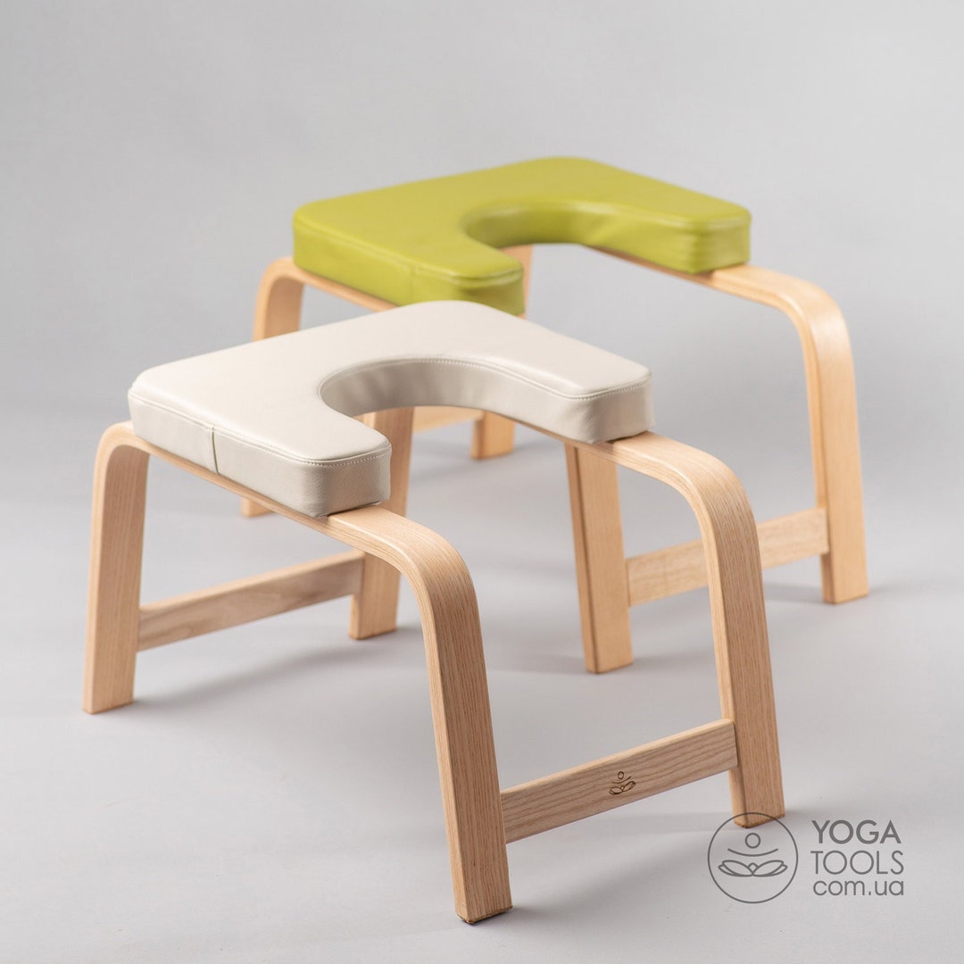 Yoga Headstand Bench. Headstand Stool, Shirsasana Bench. Yoga Chair ...