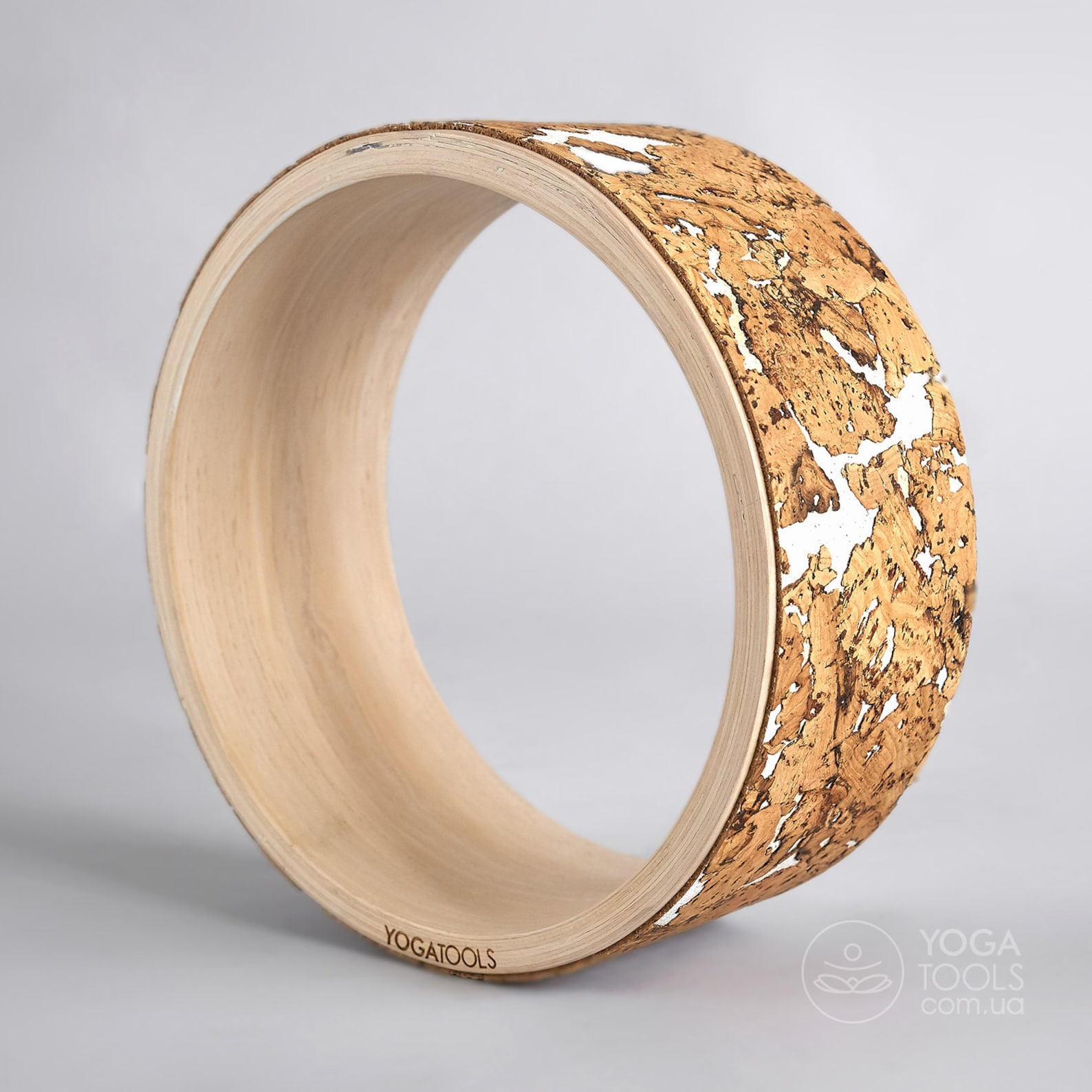 Yoga Wheel Wooden Cork, Dark, 32 Cm (12"), Eco Yoga, Yoga Wheel ...