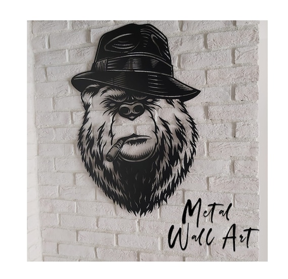 Mafia Boss Metal Wall Art Man Cave Wall Decor Gifts for Men | Etsy