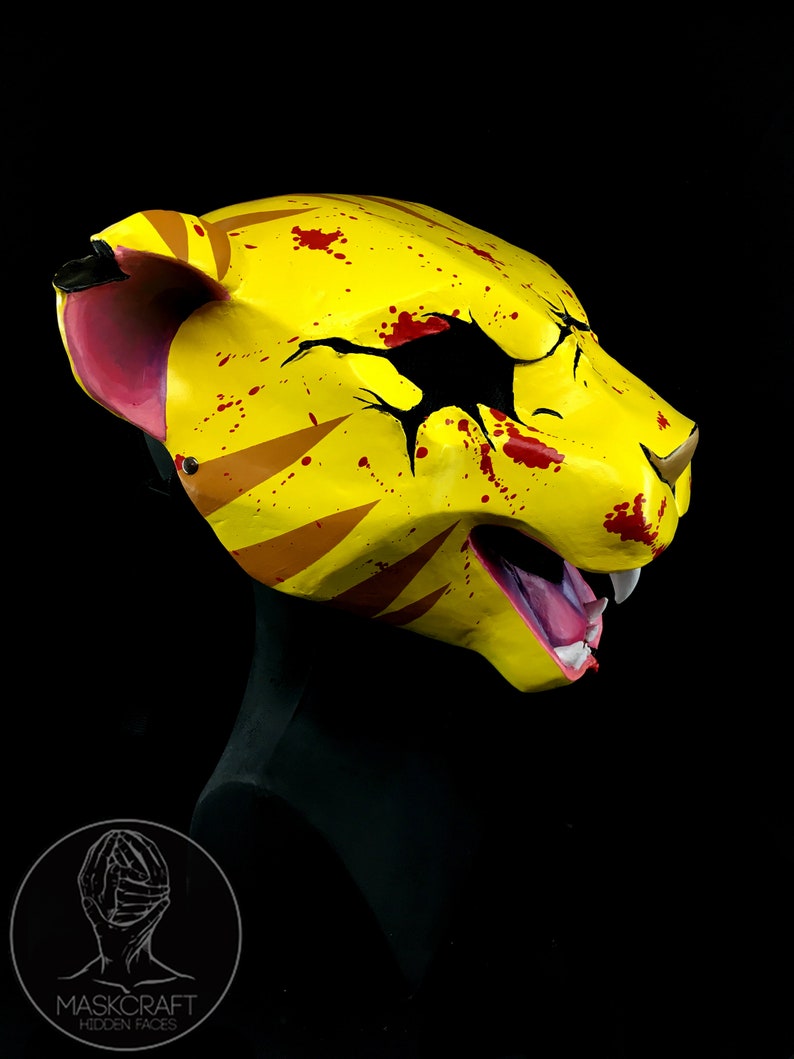 Tiger Tony mask Hot Line Miami by MASKCRAFT | Etsy
