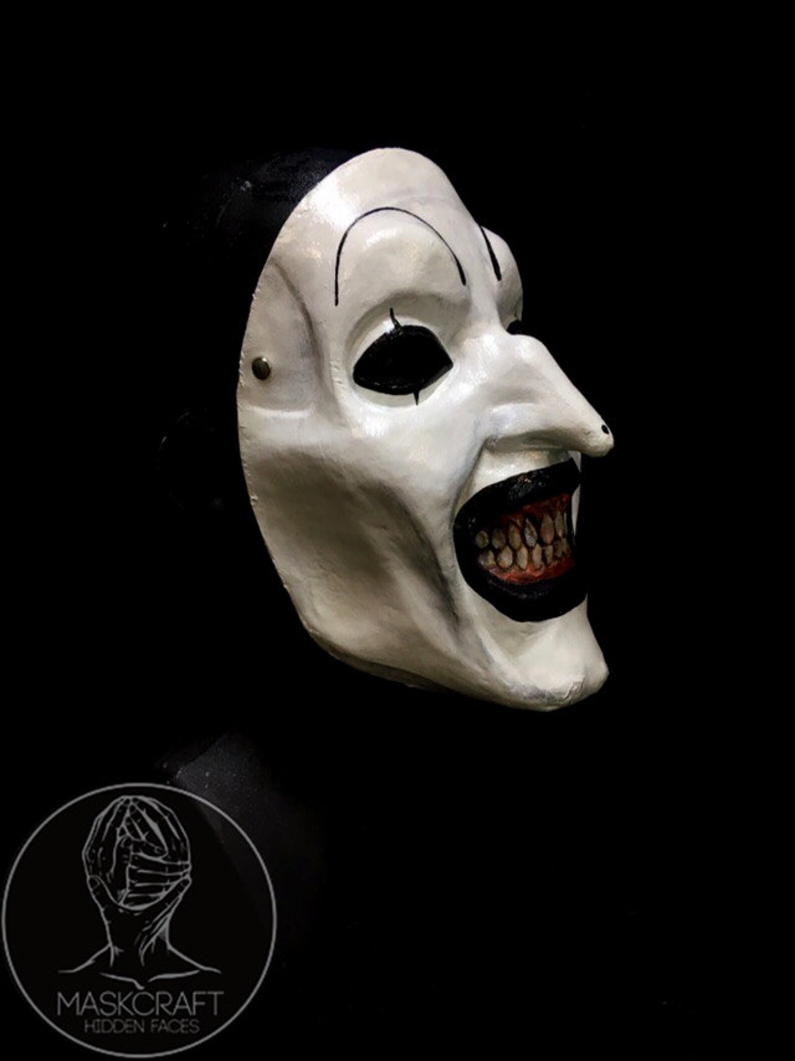 Terrifier clown mask by Maskcraft | Etsy