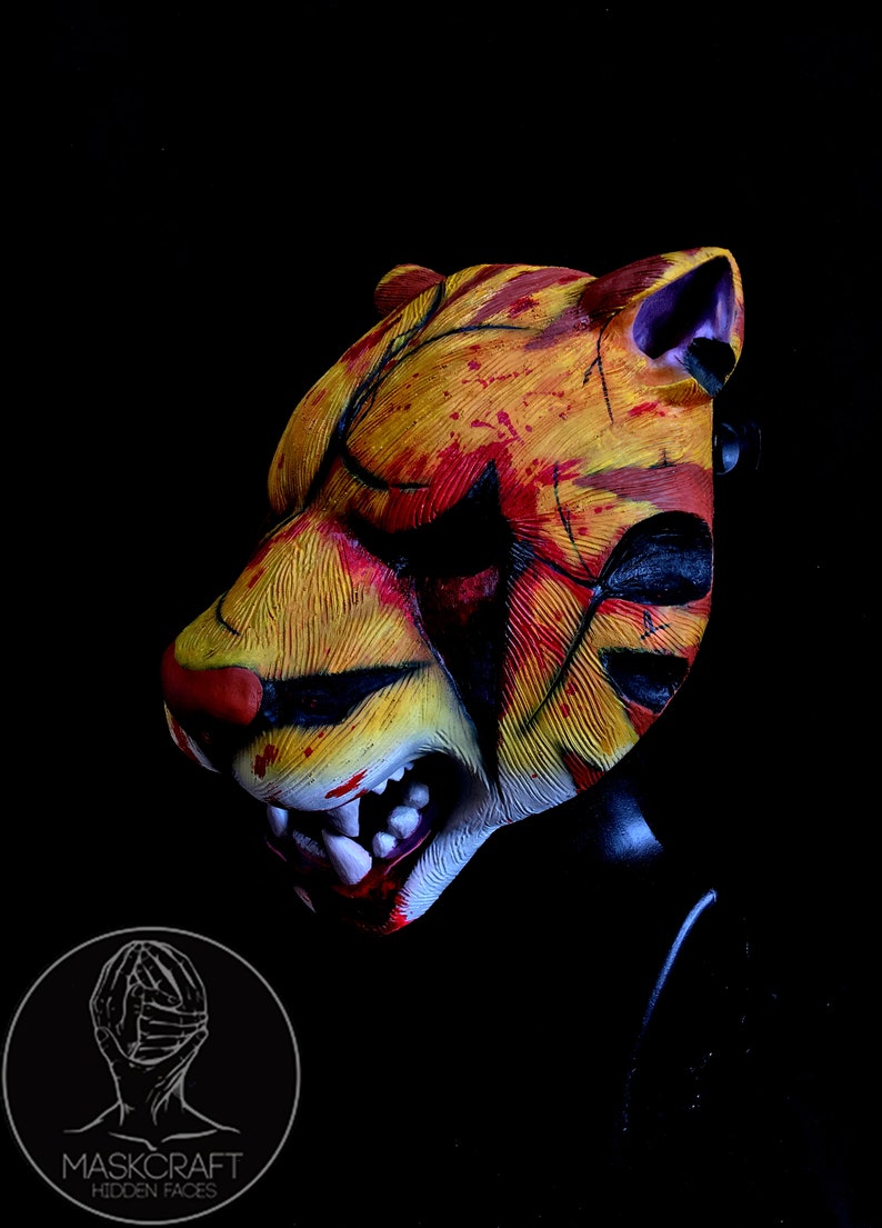 Tiger Mask Tony From Payday and Hotline Miami Videogames | Etsy UK