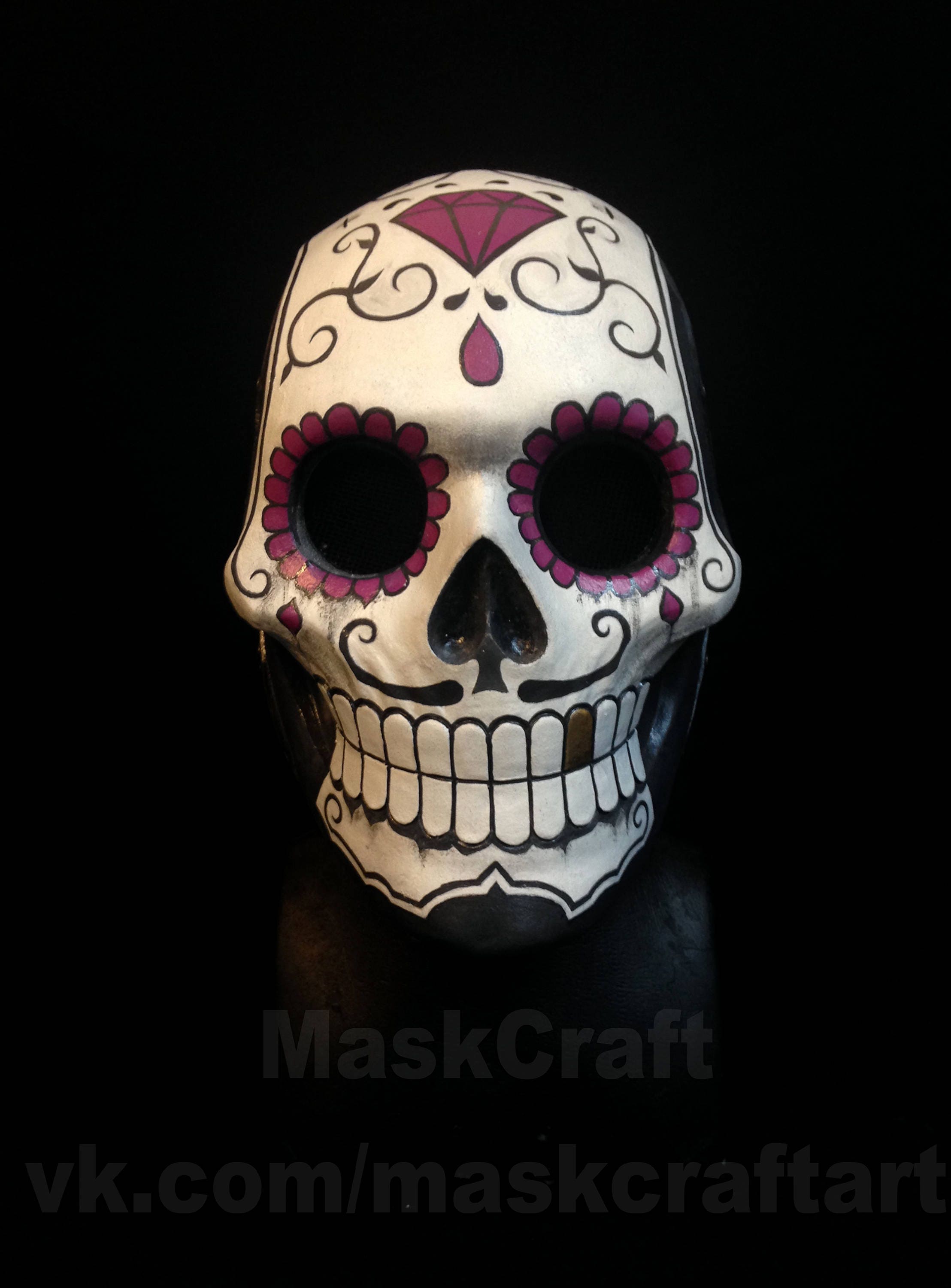 Sangres mask sugar skull PAYDAY 2 by MASKCRAFT | Etsy