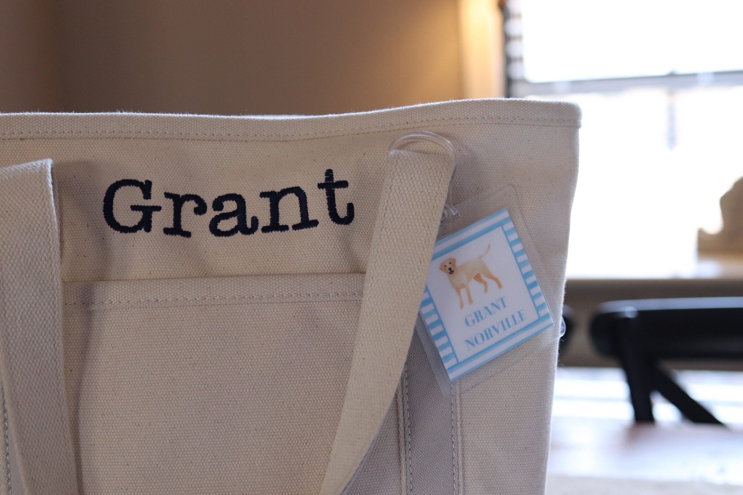 Laminated Train Bag Tag for School Backpack, Diaper Bag, Church Nursery ...