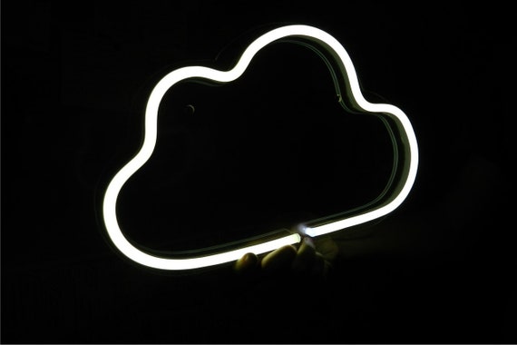Cloud custom LED Neon Sign. Select your Color and Size. | Etsy