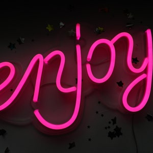 Enjoy custom LED Neon Sign neon lamp | Etsy