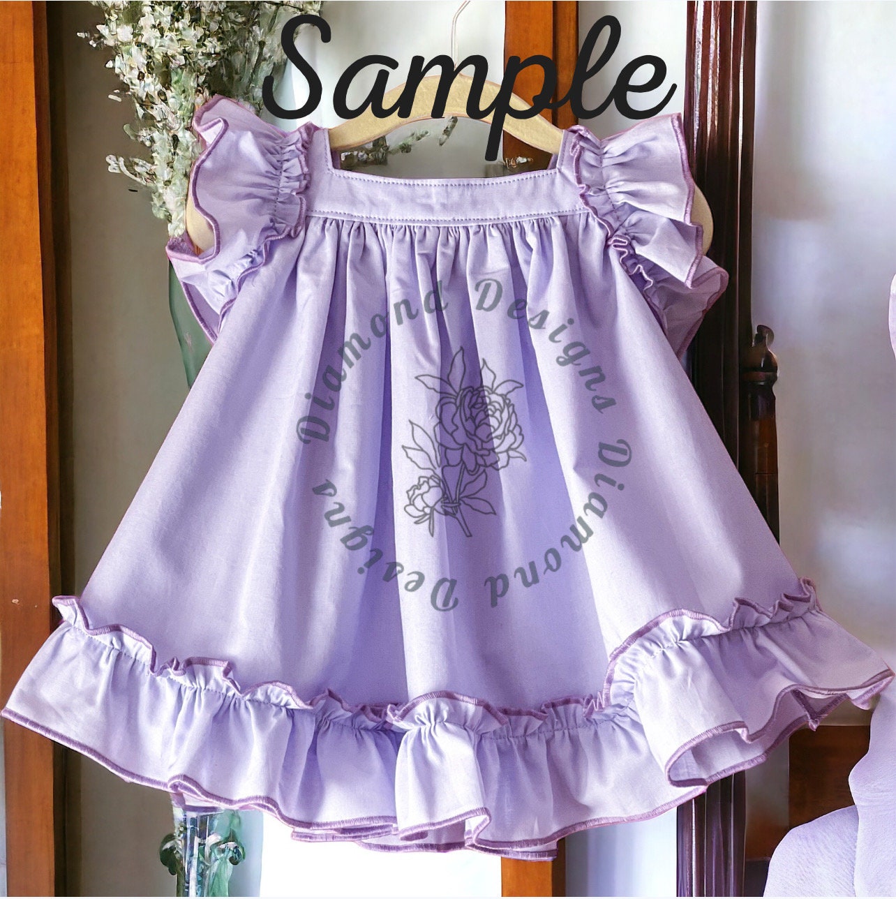 Vintage Style Customizable Bow Back Dress - Etsy