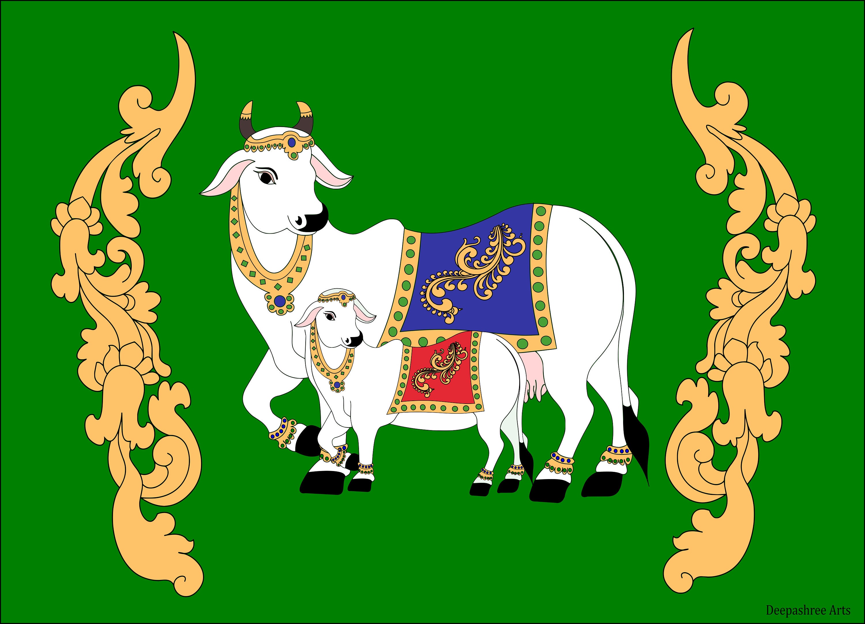 Tanjore Art / Digital Tanjore Art/ Peacock Tanjore Art/ Parrot Tanjore ...