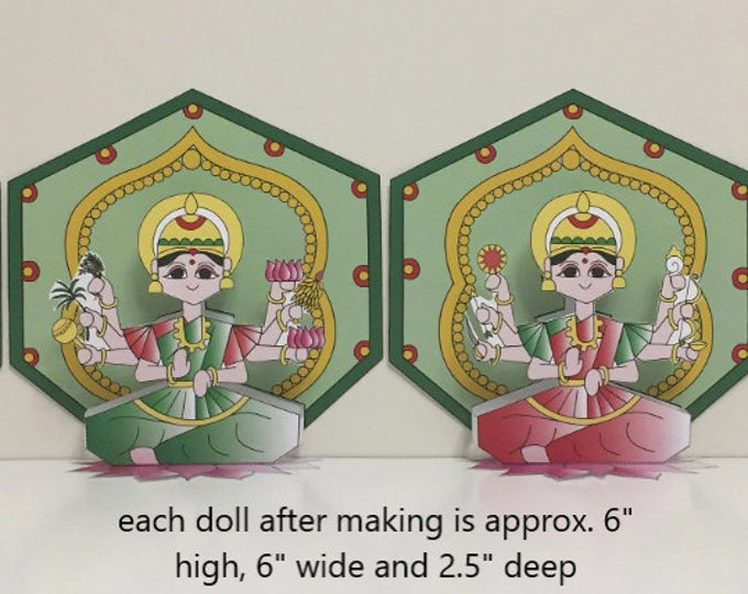 Buy DIY Paper Temple/ Indian Temple/ 3D Temple/ DIY Paper Doll/ Paper ...