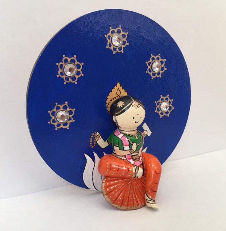 Nemili Sri Bala/ Bala Tripura Sundari/ Golu Bommai/ Golu Doll/ - Etsy