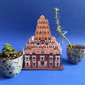 Buy DIY Paper Temple/ Indian Temple/ 3D Temple/ DIY Paper Doll/ Paper ...