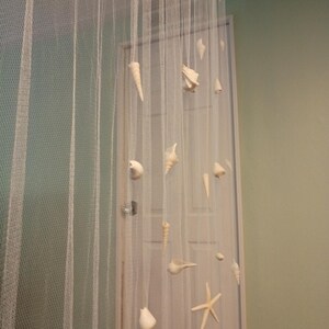 Starfish and Seashell Curtain 2 - Etsy