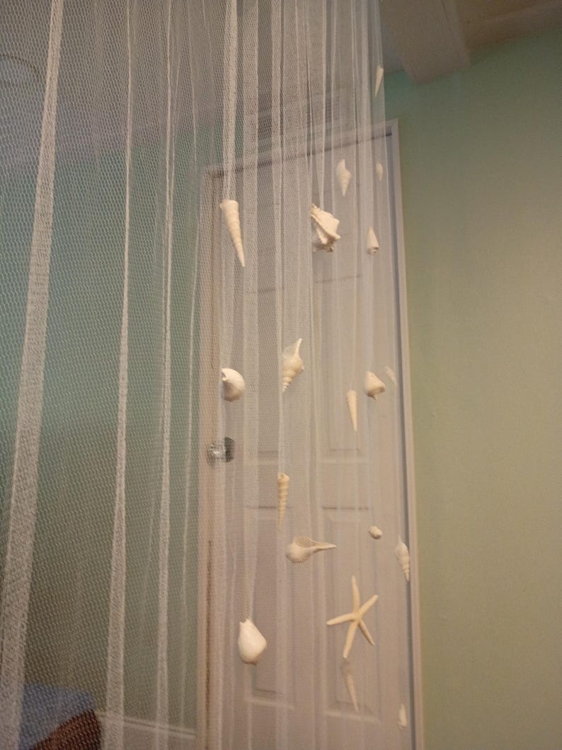 Starfish and Seashell Curtain 2 - Etsy