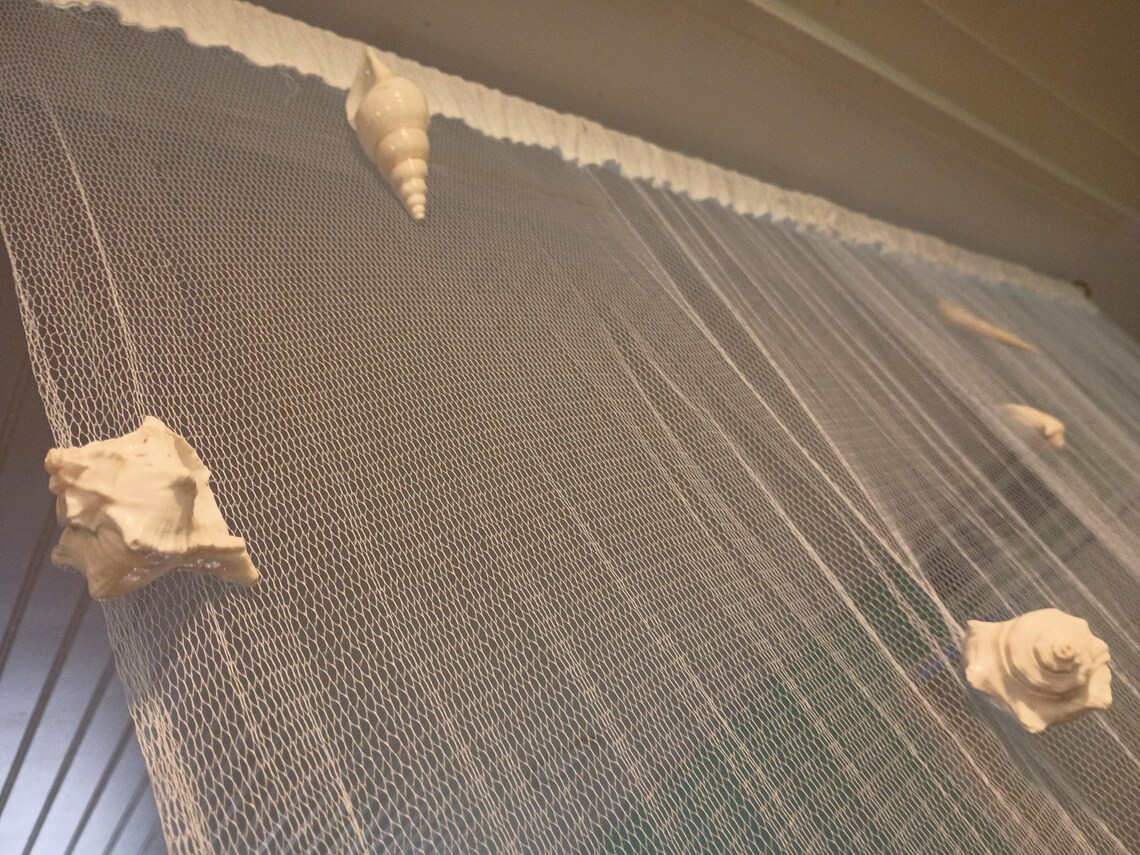 Starfish and Seashell Curtain 2 - Etsy