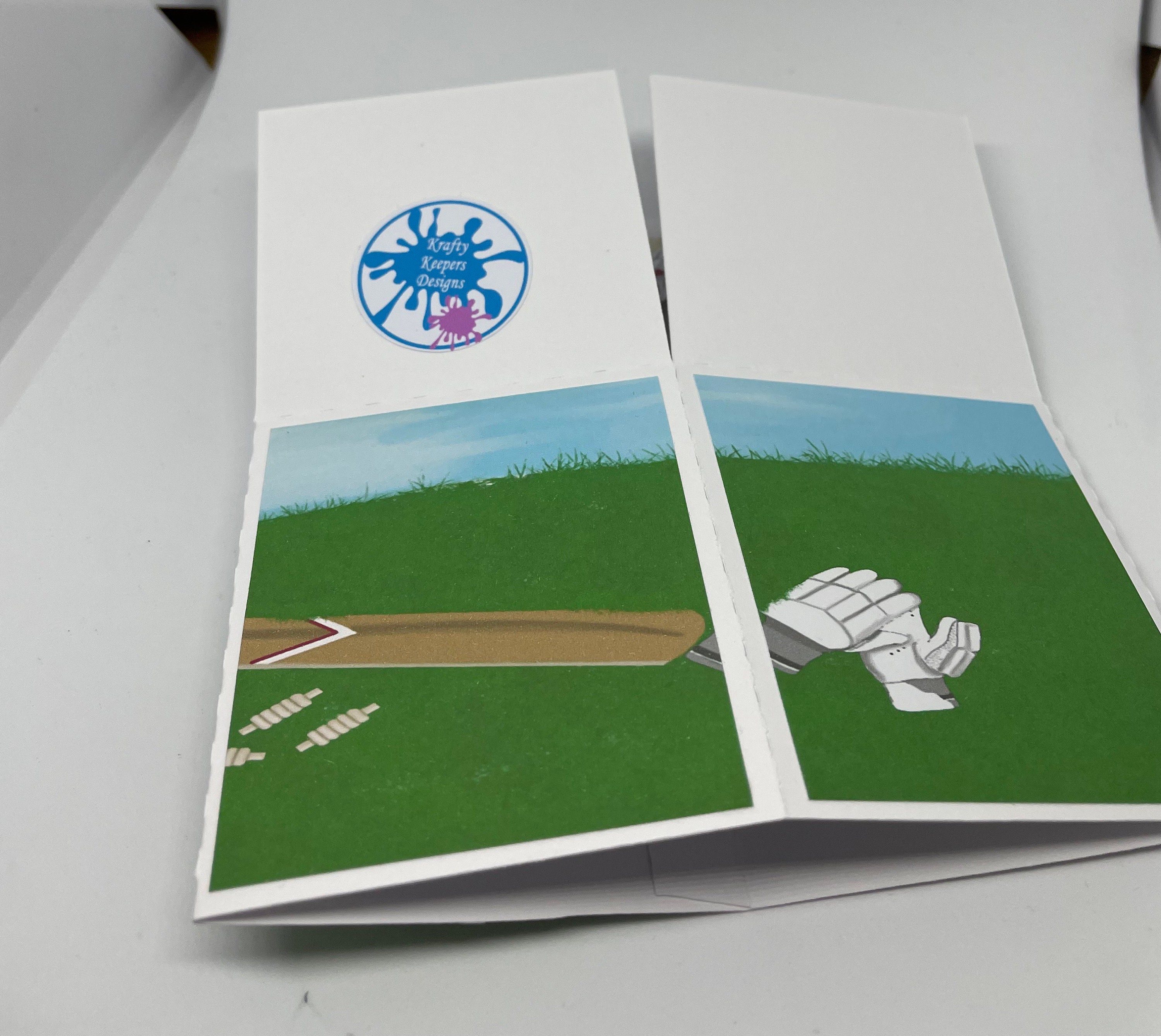 Personalized Cricket Pop up Box Card, Handmade 3D Birthday Card - Etsy UK