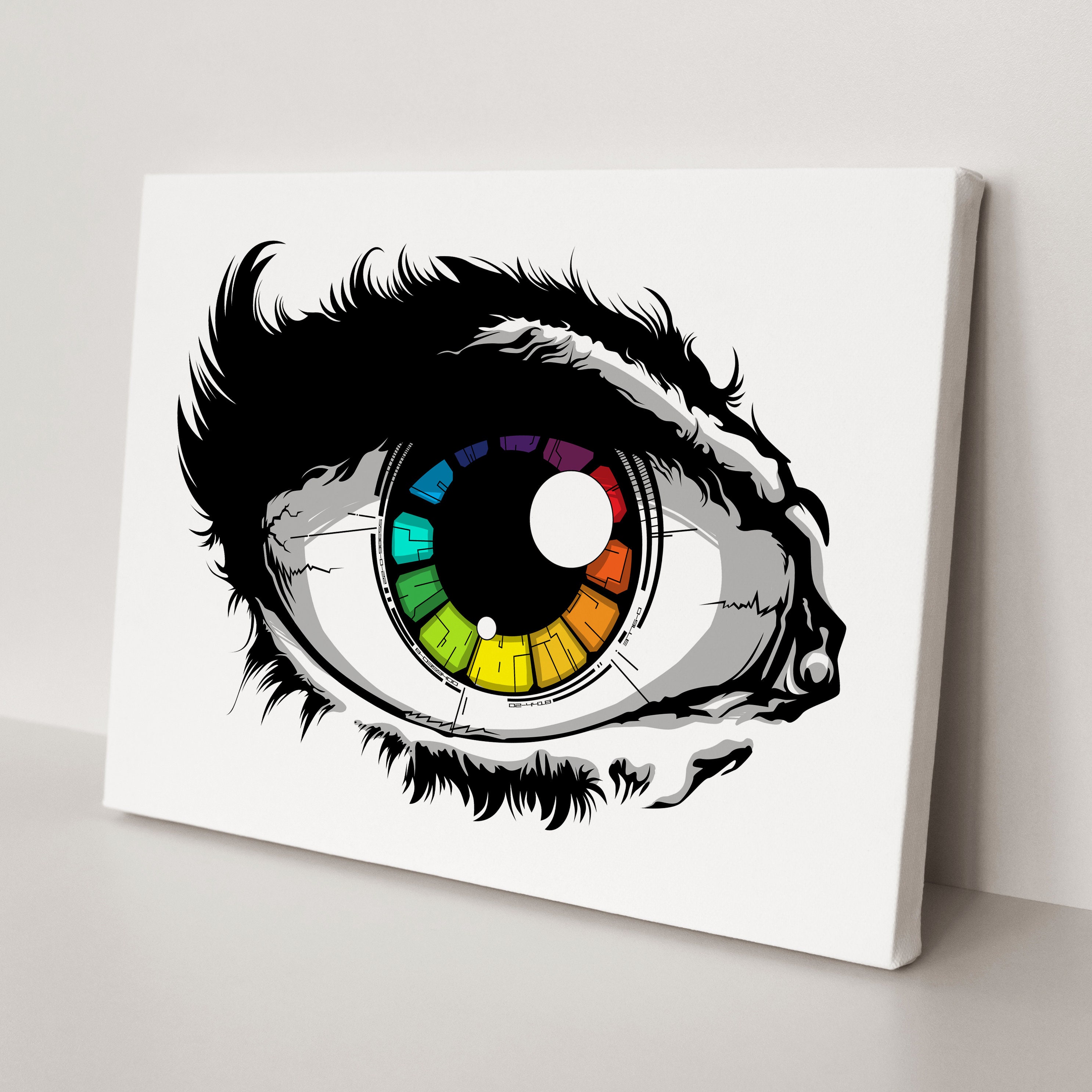 Creative Color Wheels Eye