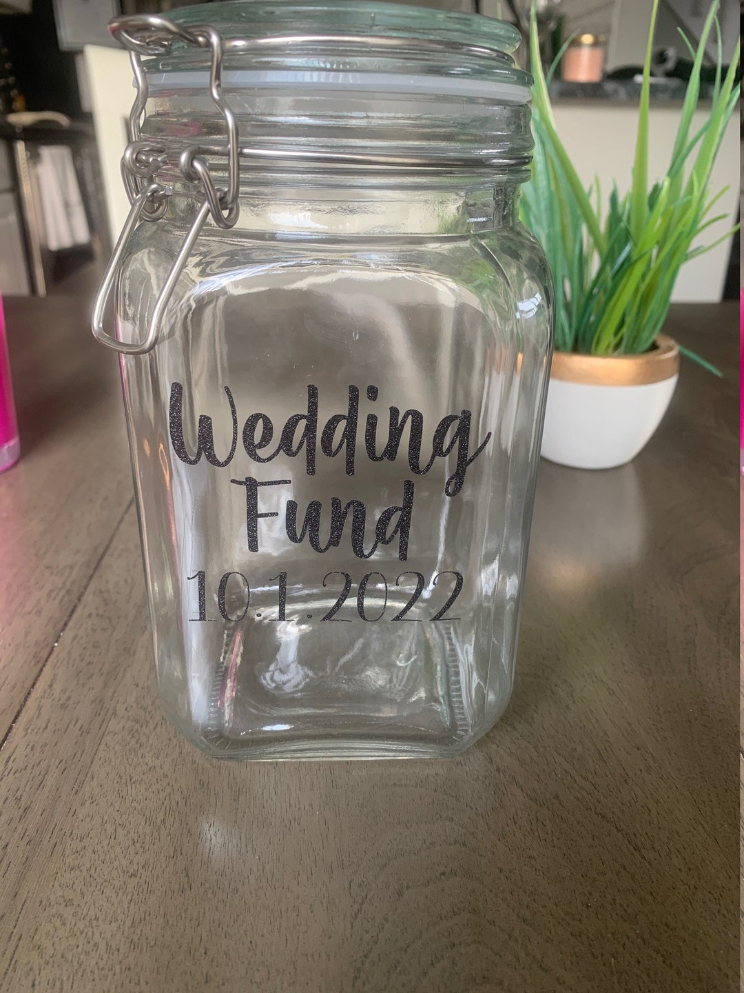 Wedding Fund Jar / Honeymoon Jar / Engagement Gifts for Couples - Etsy