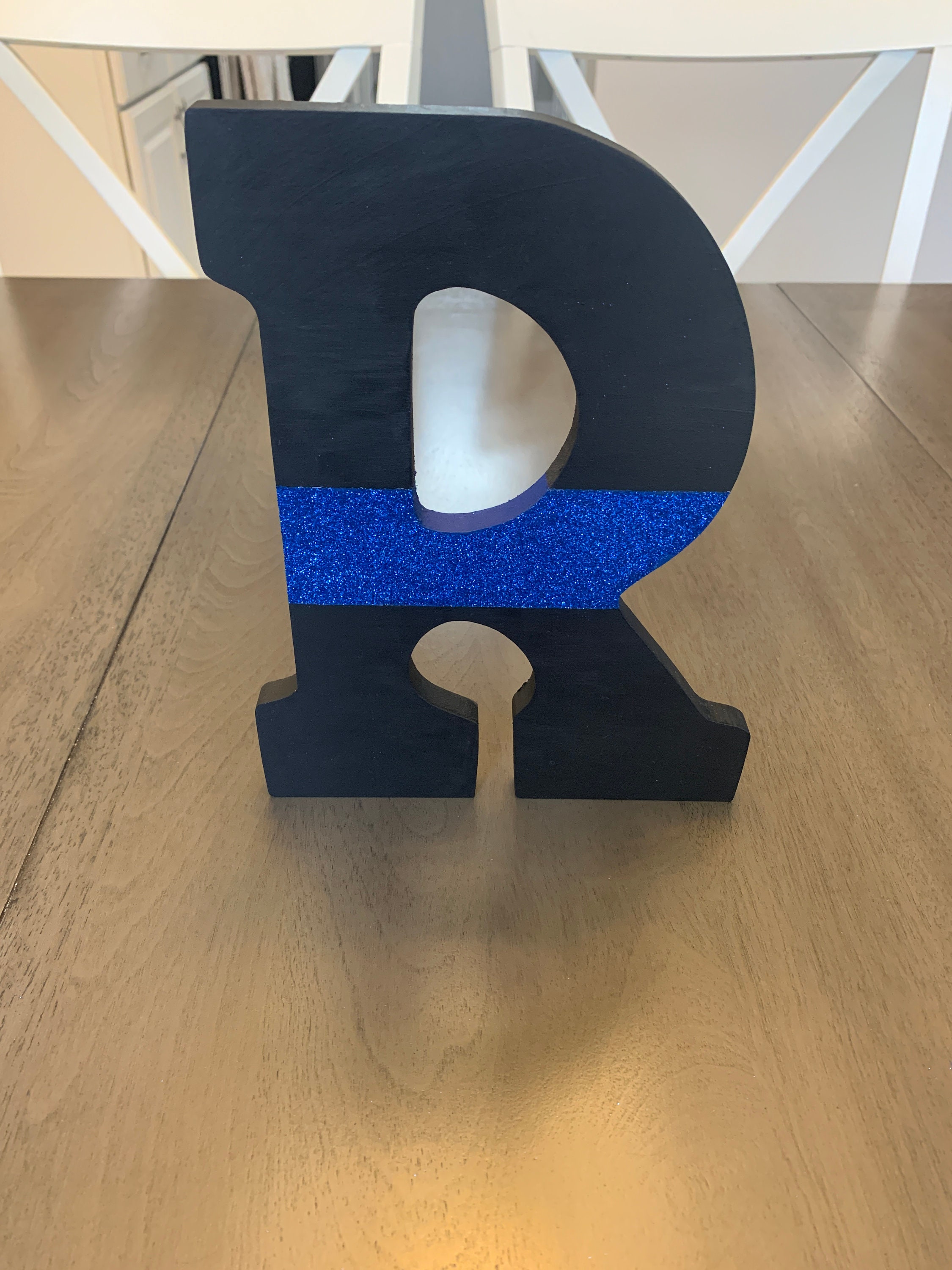 Blue Line Letters - Etsy