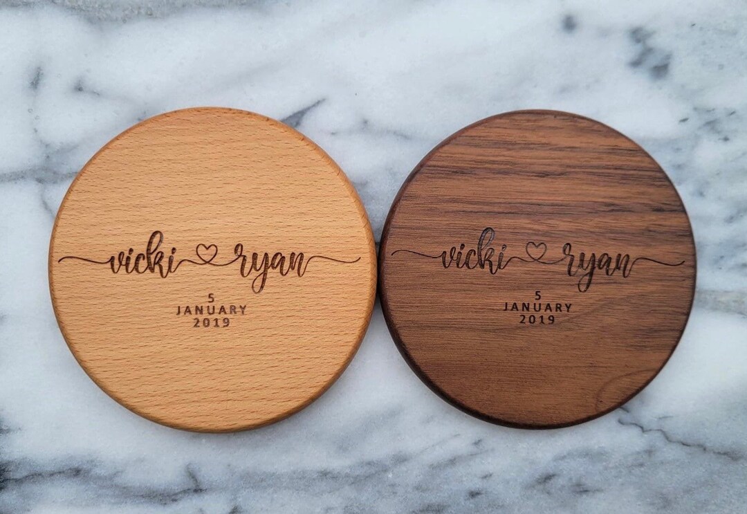 Personalized Coasters / Engraved Coasters/ Custom Coasters / Wedding ...