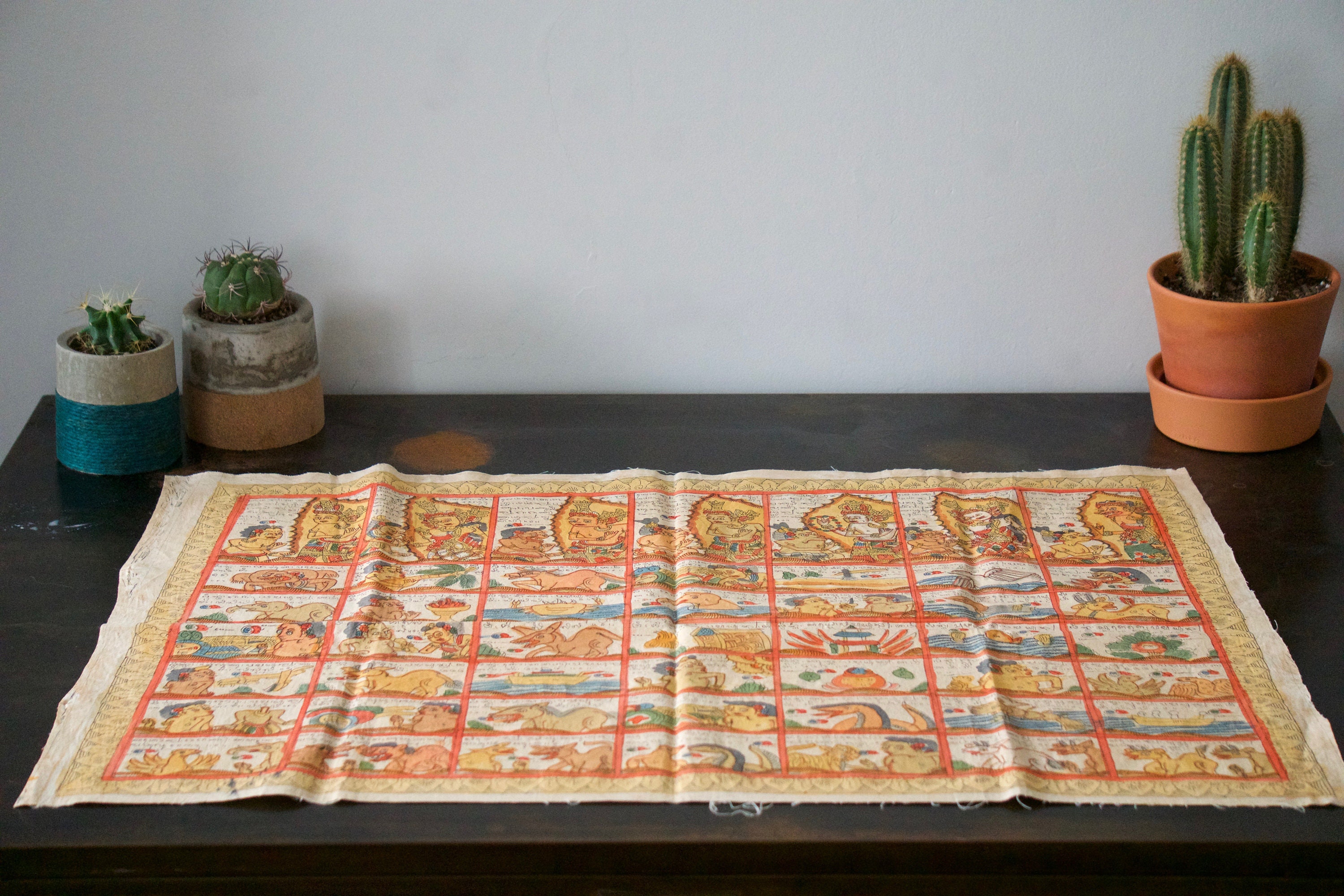 Antique Sanskrit Javanese Calendar - Etsy