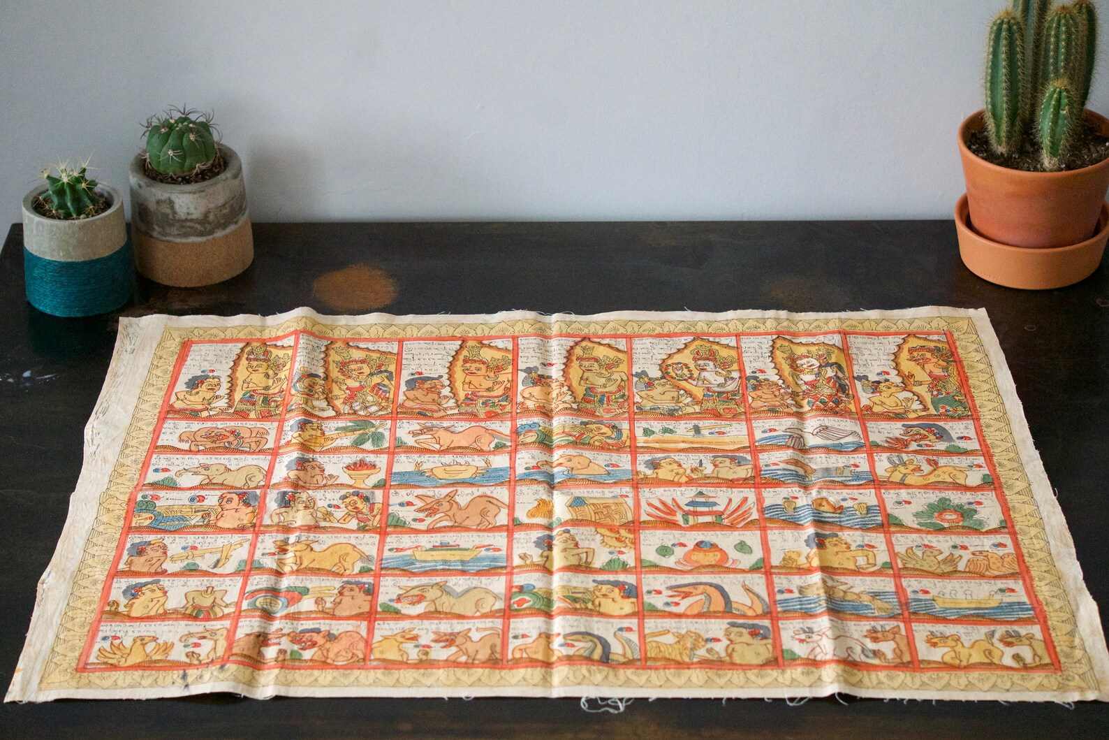 Antique Sanskrit Javanese Calendar - Etsy
