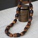 Vintage Chinese Nut Shaped Necklace - Etsy