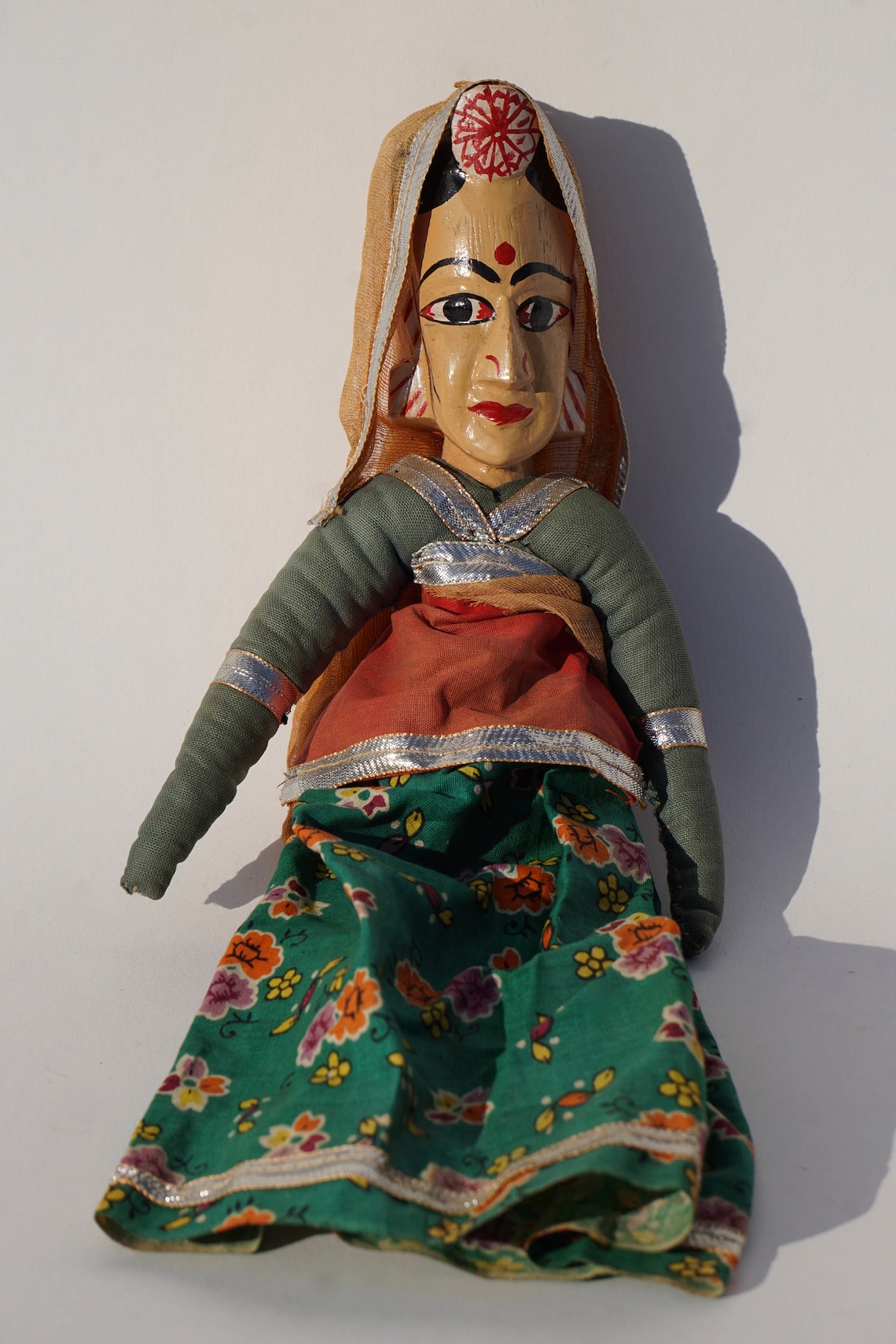 Vintage Indian Decorative Female Puppet/doll - Etsy