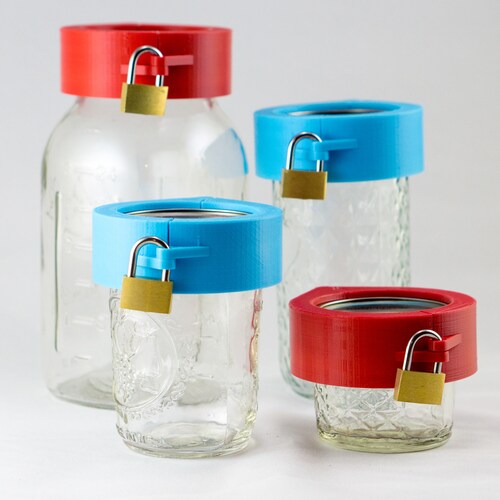 Mason Jar Lid Wide Mouth Rim & Lid Colored Grommets Create | Etsy