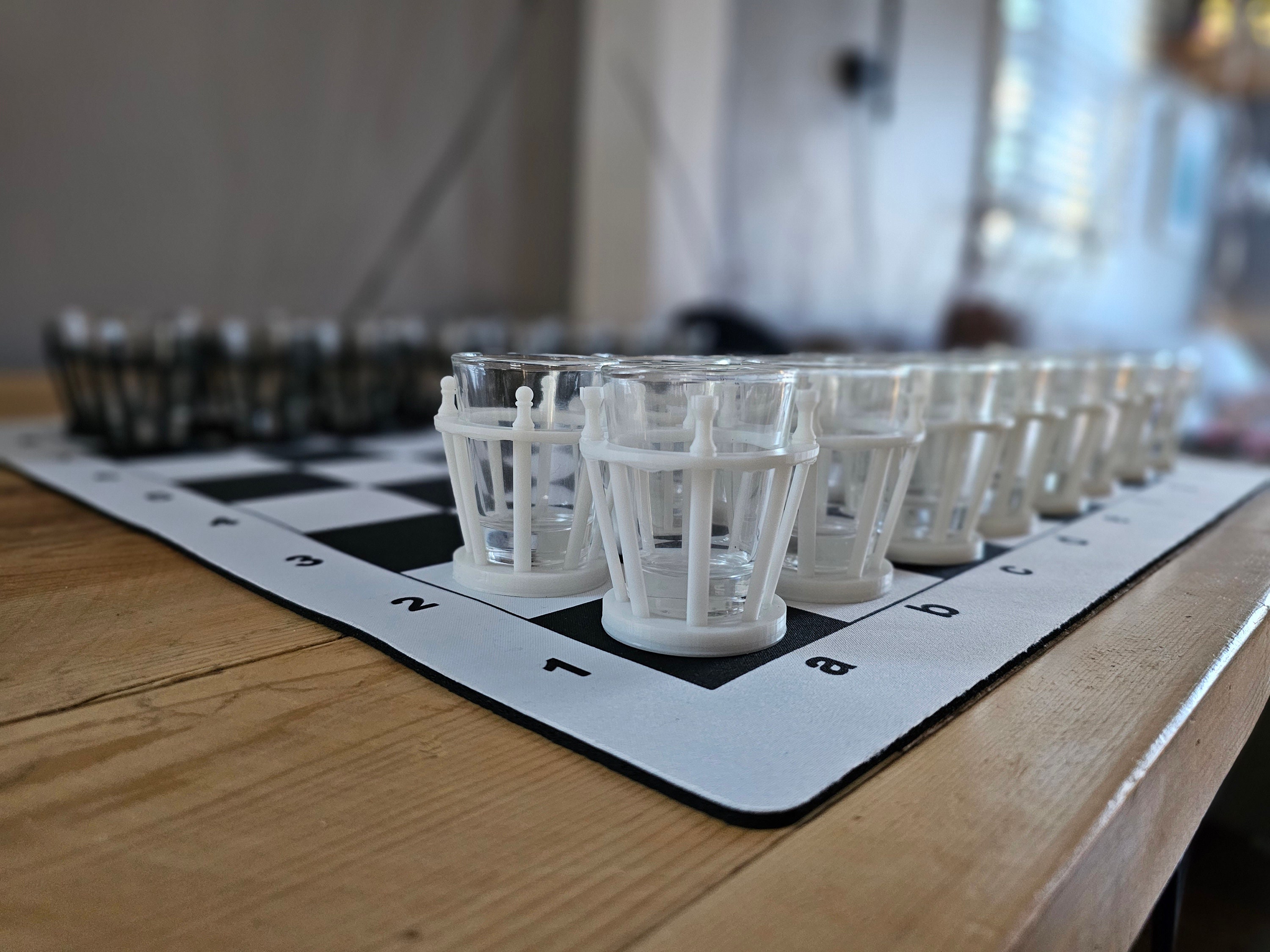 Drinktuity - Shot Glass Drinking Game Chess - Etsy