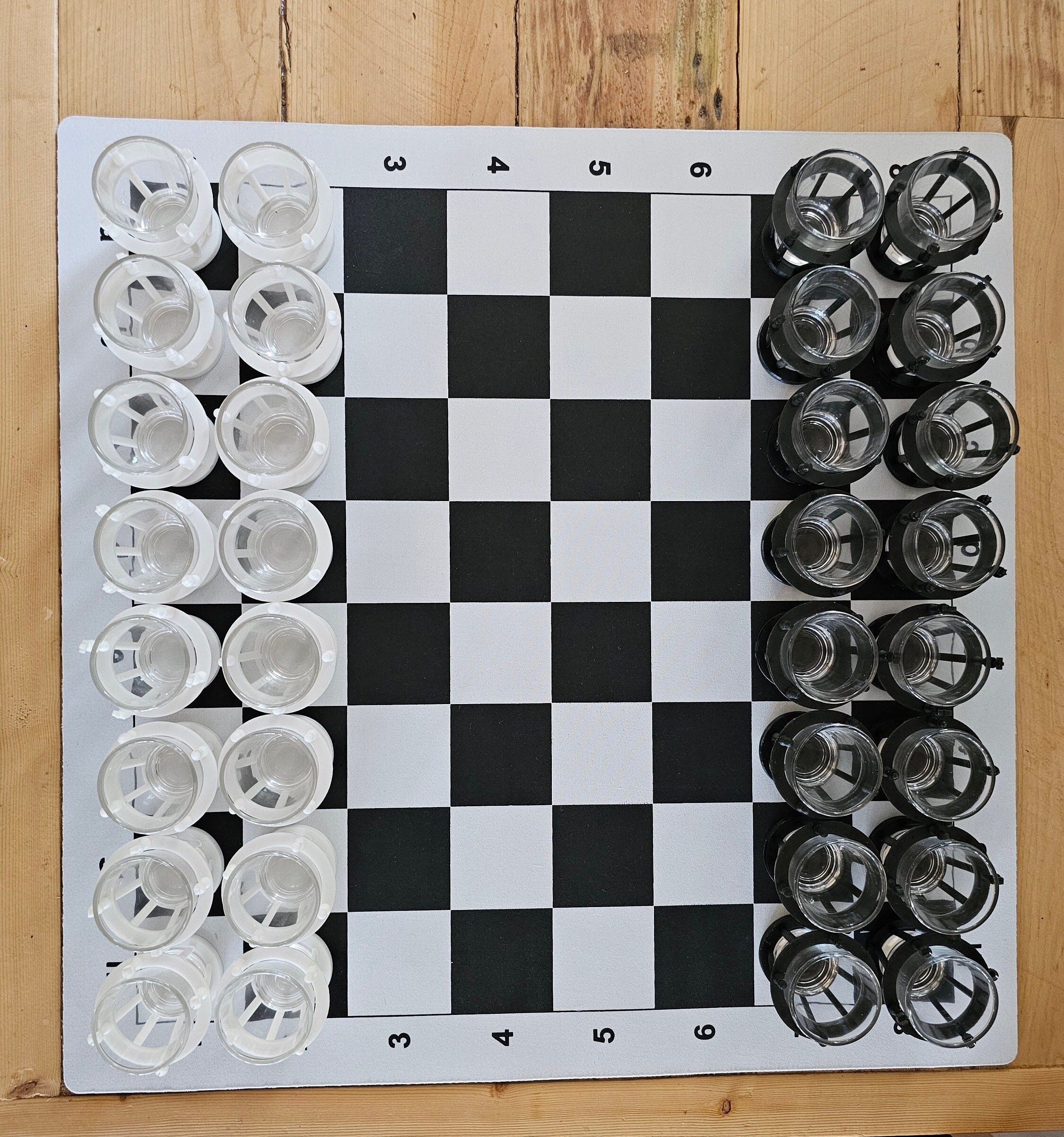 Drinktuity - Shot Glass Drinking Game Chess - Etsy