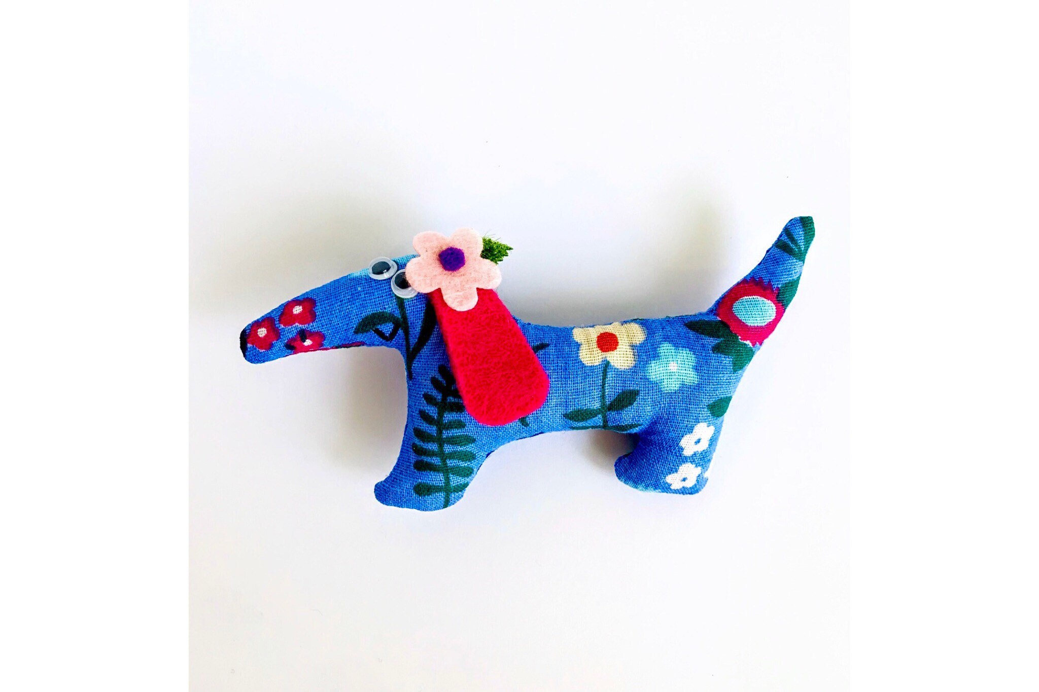 Plush Dog Funny Fridge Magnets, Beloved Dog, on a Magnetic Board ...