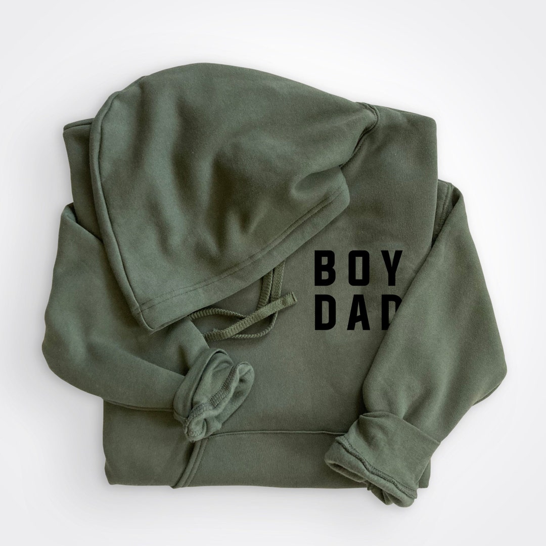 Boydad® Hoodie Military Green, Boy Dad, Boy Dad Gift, Boydad, Dad of ...