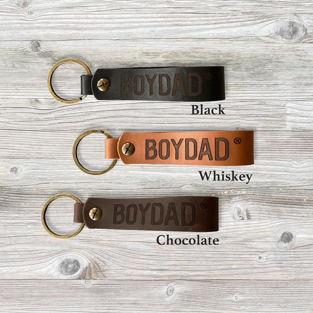 Boydad® Leather Keychain, Leather Keychain, Key Holder, Keychain for ...