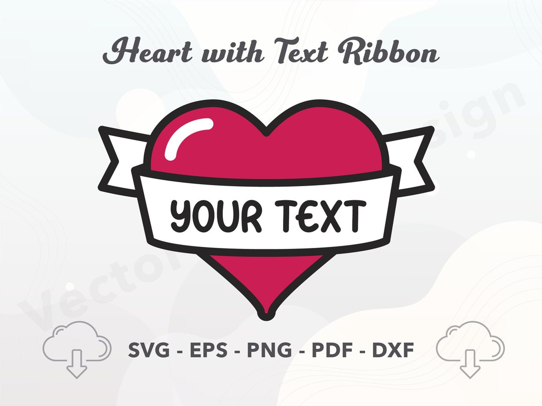 Heart Name Frame, Heart SVG, Valentines Heart Print, Cutting File ...