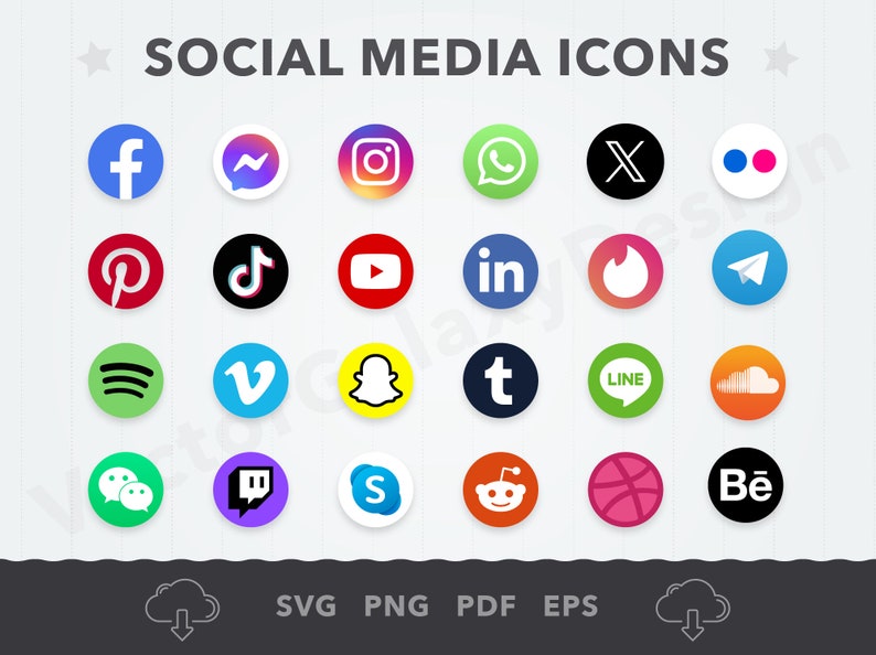 Social Media Svg Social Media Icons Icons Svg Facebook Logo Svg