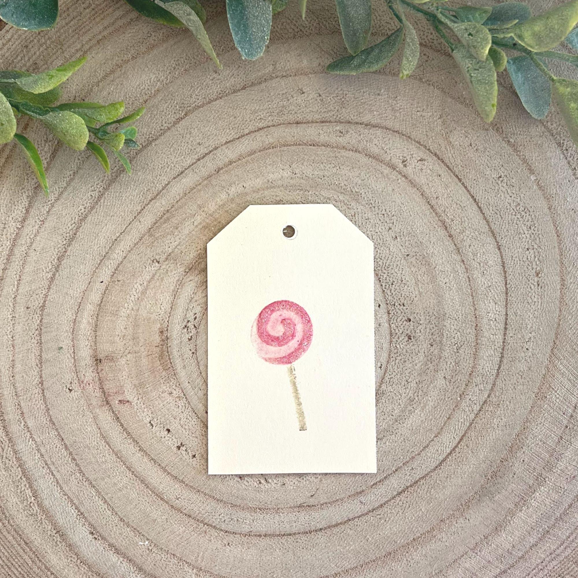 Birthday Gift Tag for Little Girl Present Tag With Simple Design in ...