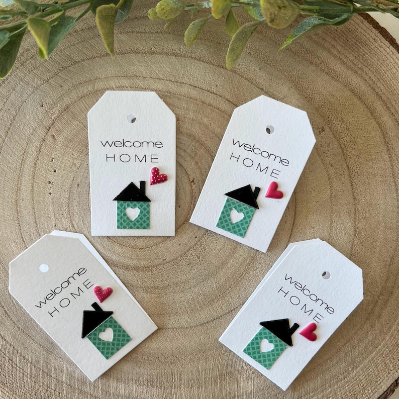 Welcome Home Gift Tag, Tag for New Homeowner, Gift Tag for New Home ...