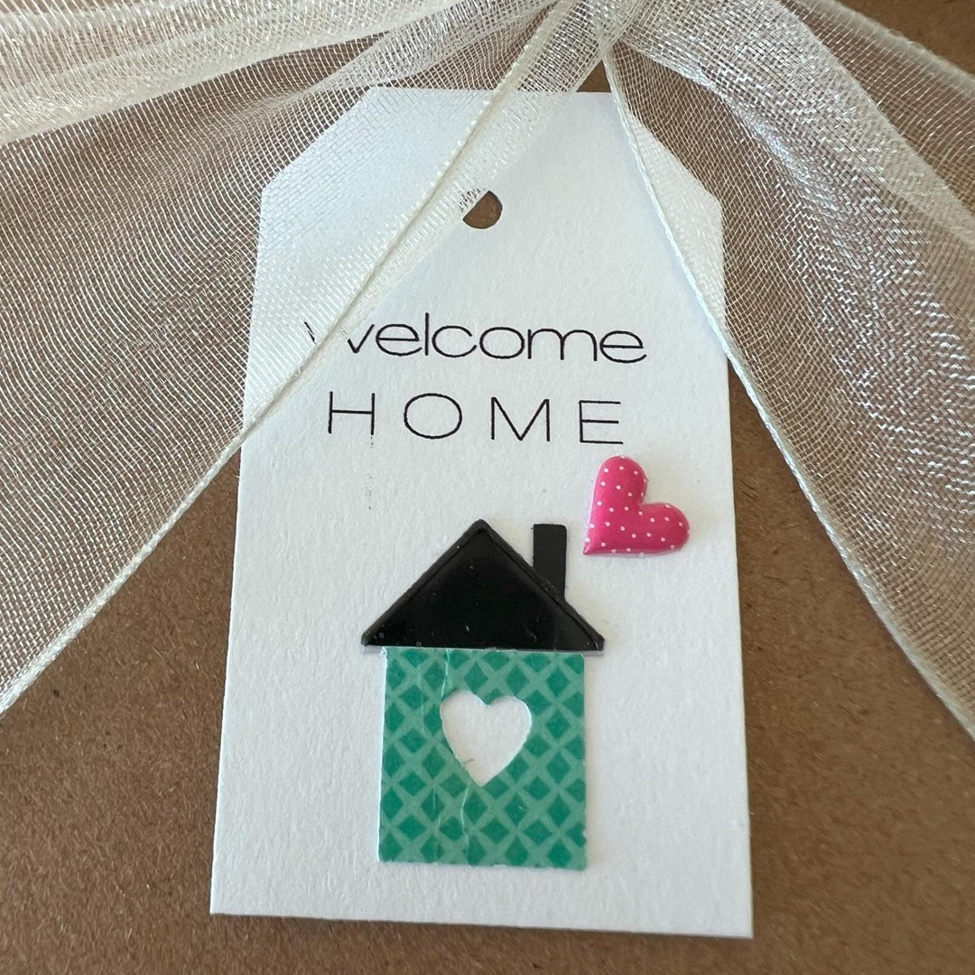 Welcome Home Gift Tag, Tag for New Homeowner, Gift Tag for New Home ...