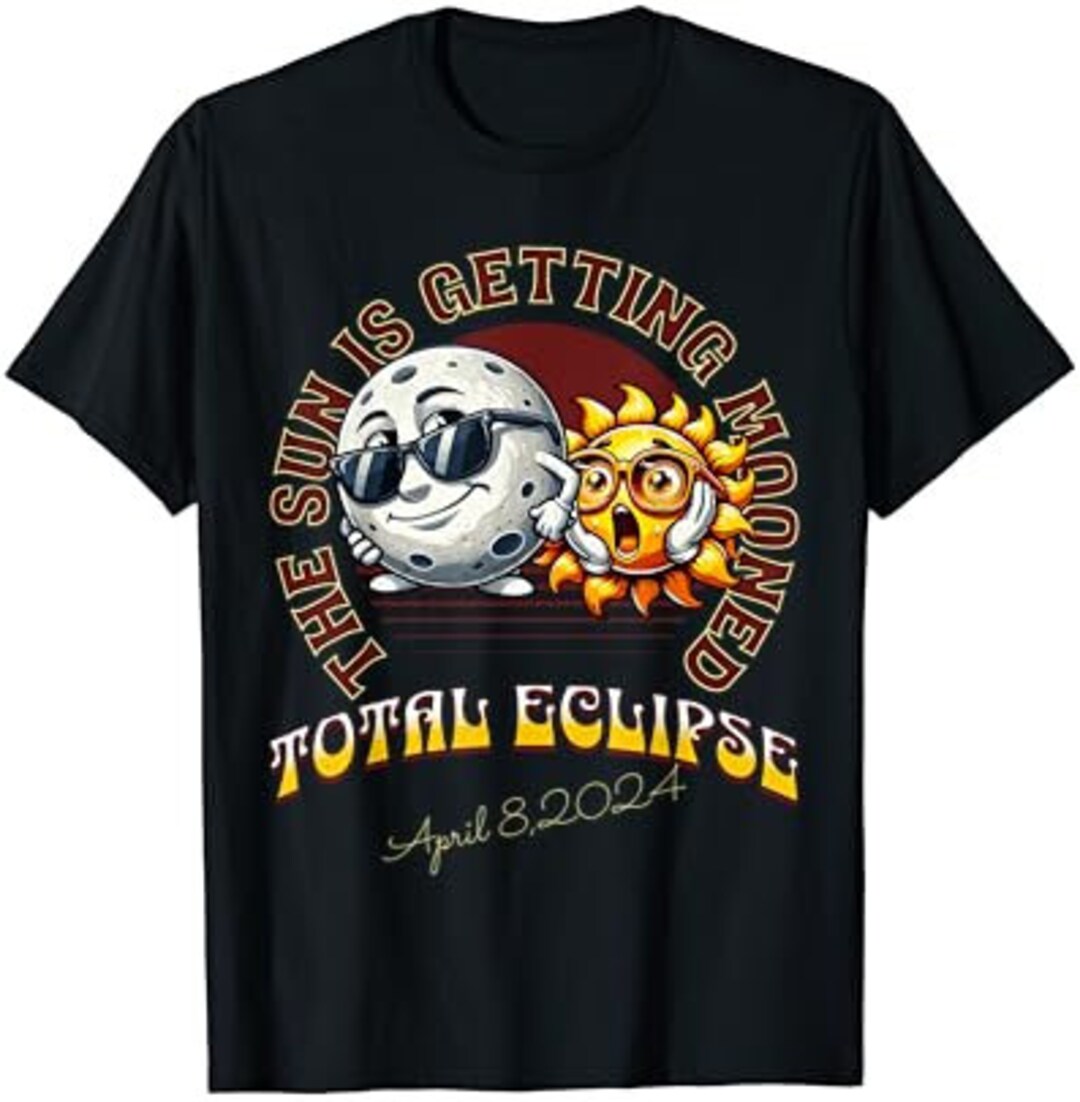 Total Solar Eclipse Chase 2024 Sun is Getting Mooned Digital PNG. - Etsy
