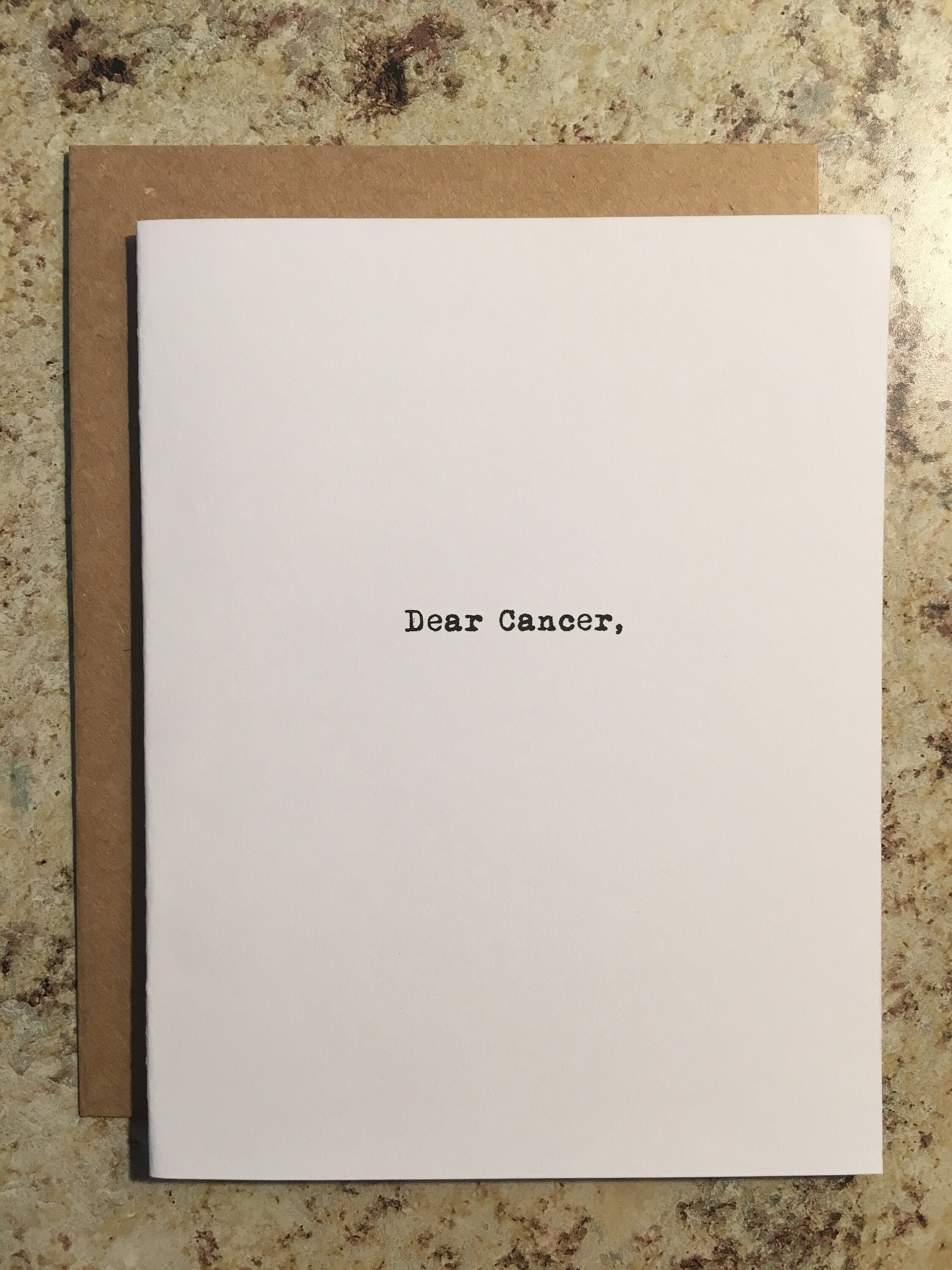 Handmade Card, Dear Cancer, Fuck Off, Cancer Card, Being Strong ...