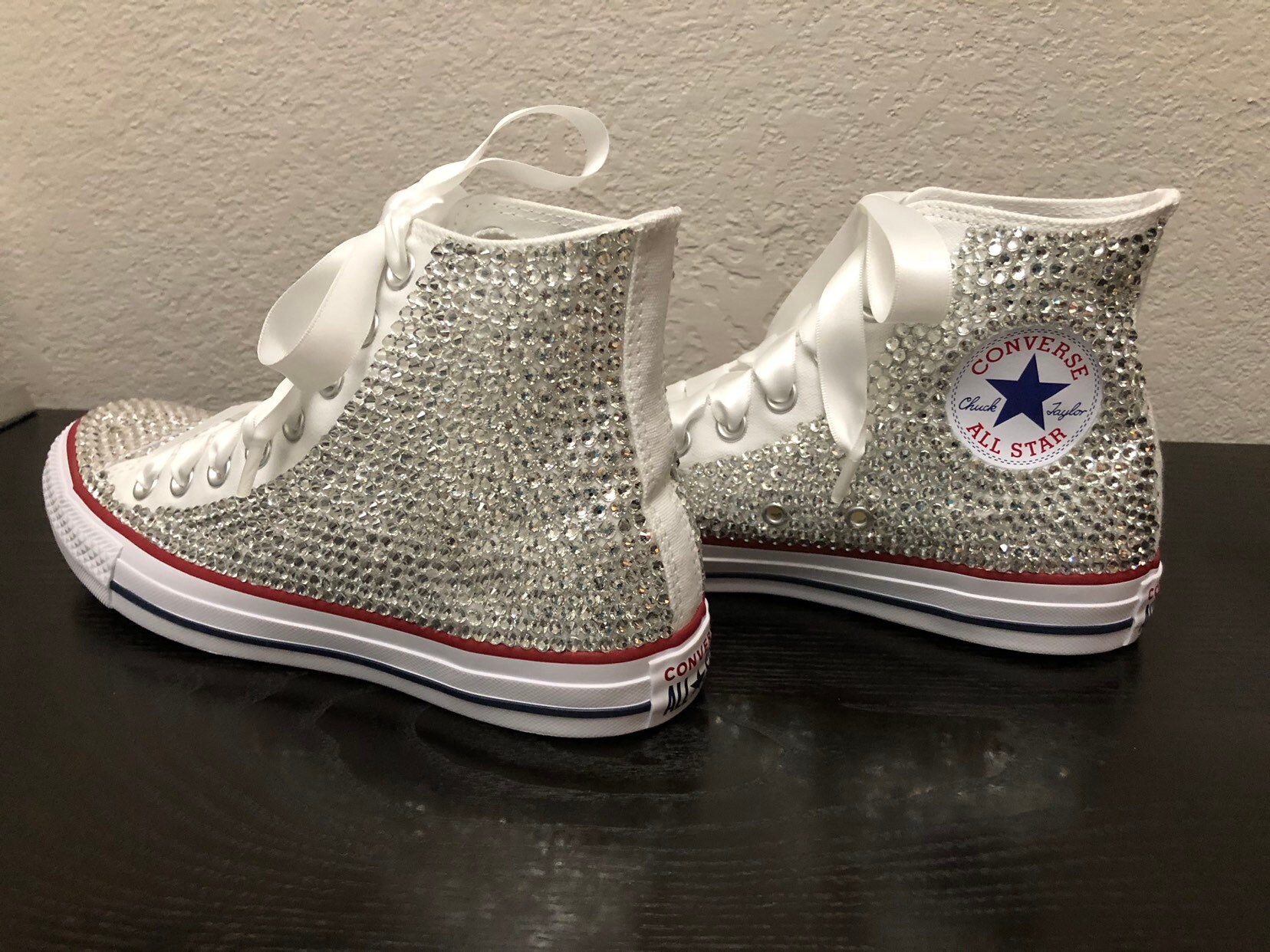 Custom Crystal Converse Sparkle / Bling / Rhinestone Shoes - Etsy