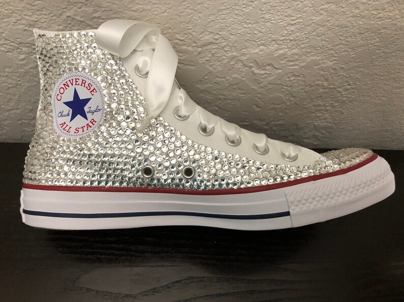 Custom Crystal Converse Sparkle / Bling / Rhinestone Shoes - Etsy