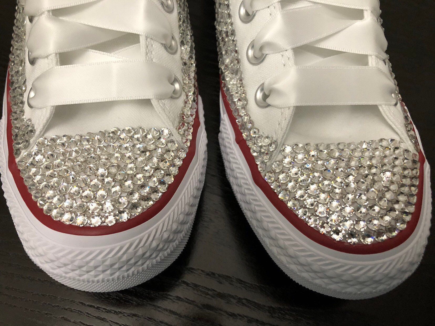 Custom Crystal Converse Sparkle / Bling / Rhinestone Shoes - Etsy