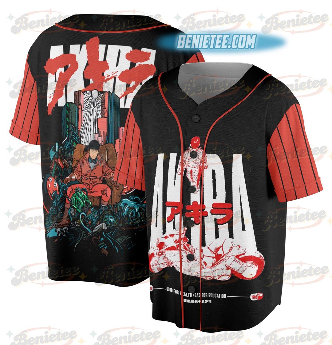 Vintage Inspired Neo Tokyo Tetsuo Anime Jersey, Japanese Weird ...