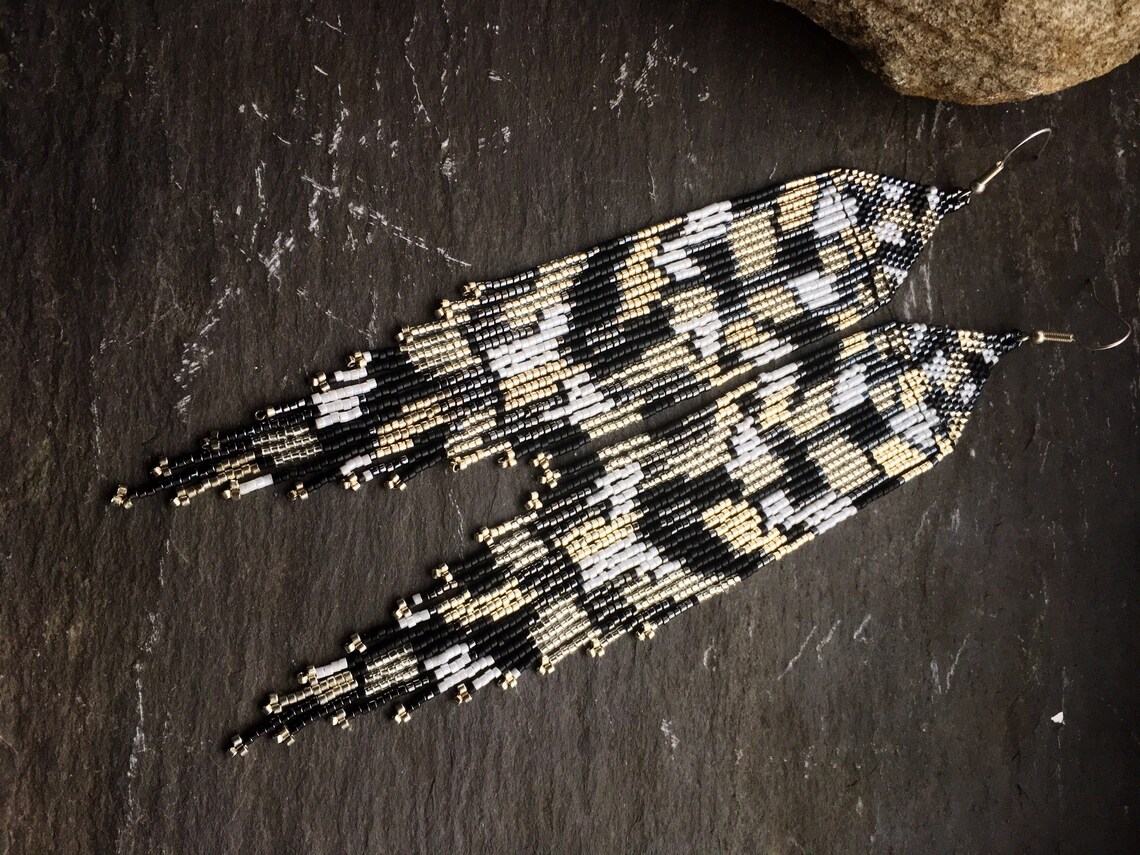Luxury Black White Silver Gunmetal Snake Skin Nature Inspired Glass ...