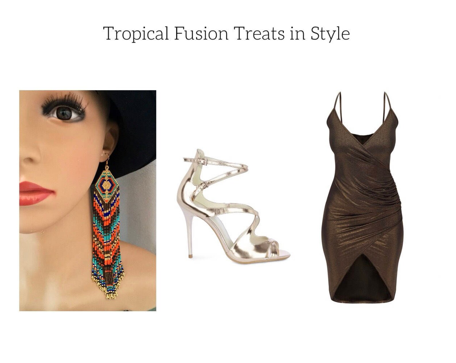 Luxury Beaded Tropical Valentine Gift for Her Native American Glass ...
