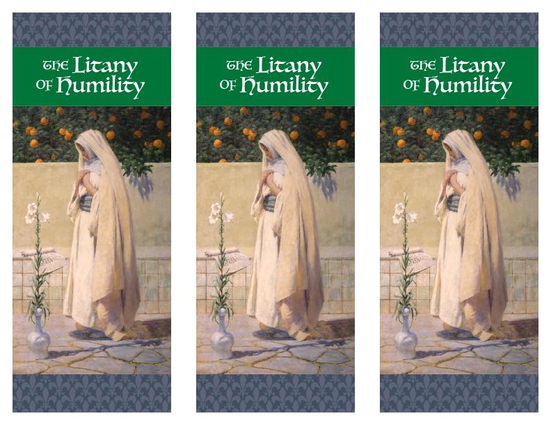 Litany of Humility Prayer Card: Printable PDF (3 per Page) - Etsy