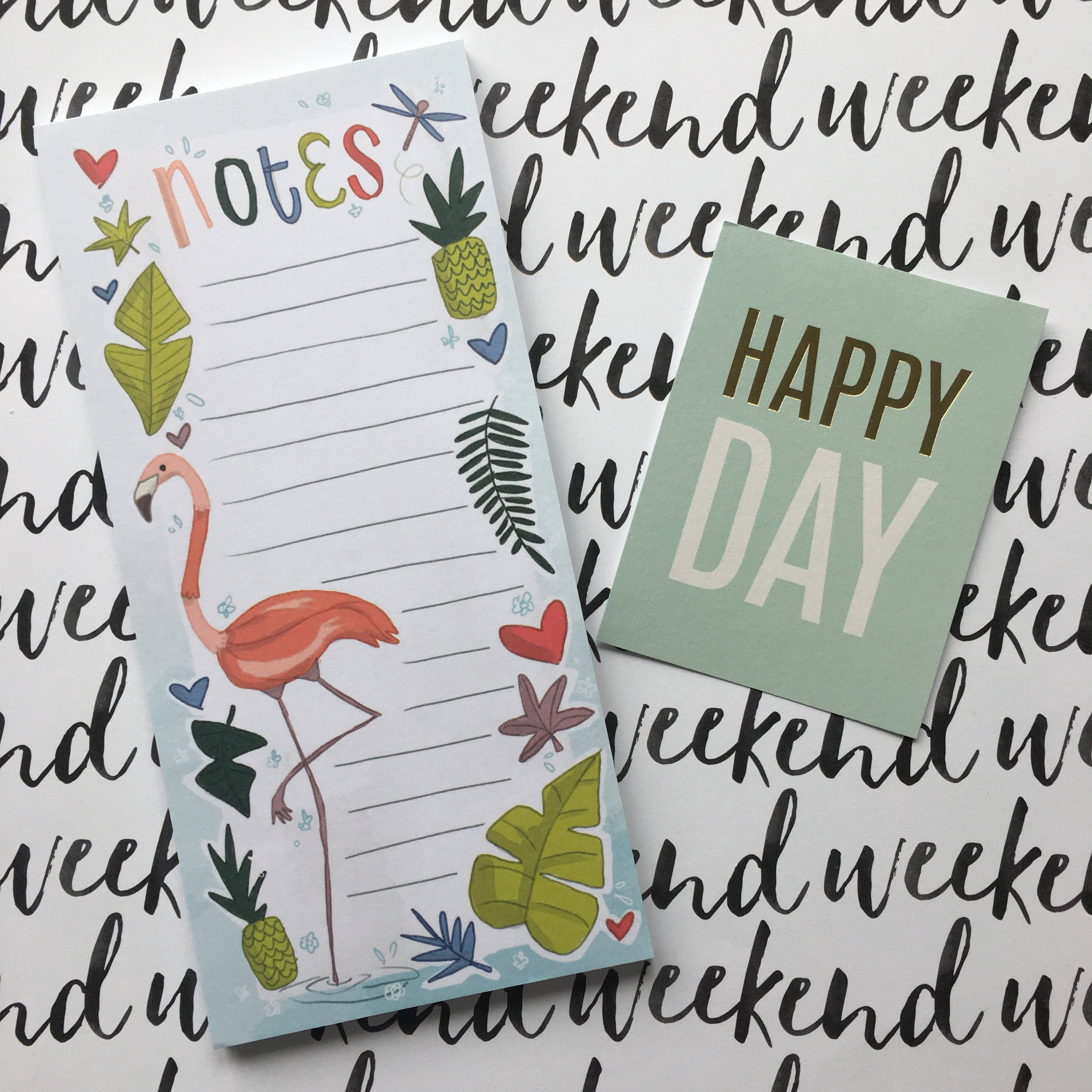 Flamingo List Pad Notepad Notes Pad List Pad Things to Do - Etsy UK
