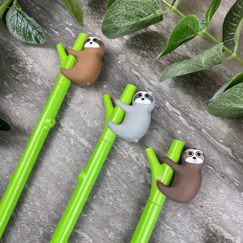 Sloth Gel Pen Sloth Pen Gel Pen | Etsy